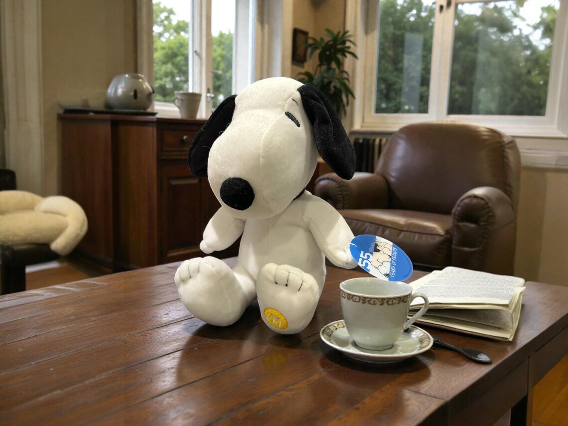 Vintage Snoopy Plush, 55 Years Peanuts Anniversary, Mcdonald's Toy - Etsy