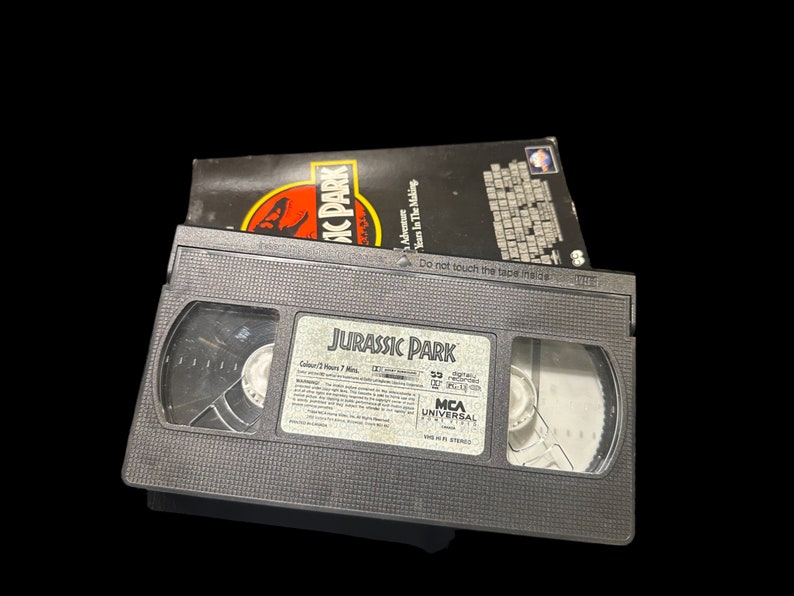 Vintage Jurassic Park VHS 1993 Video Cassettetape, First VHS Release ...