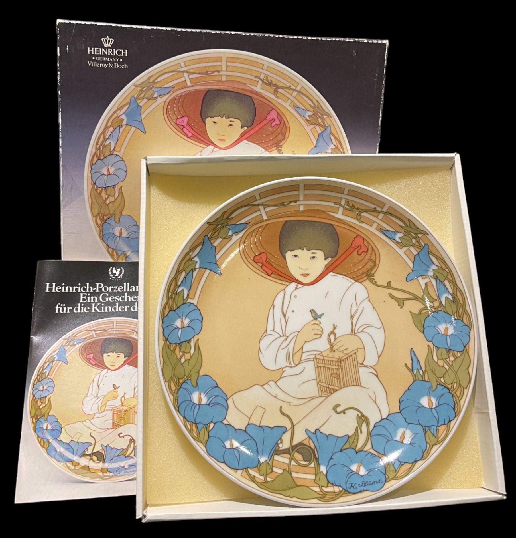 Vintage Heinrich Collector Plate Children of the World UNICEF Plate No ...