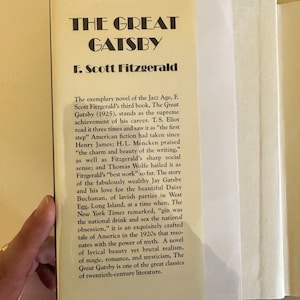 The Great Gatsby by F. Scott Fitzgerald - Etsy