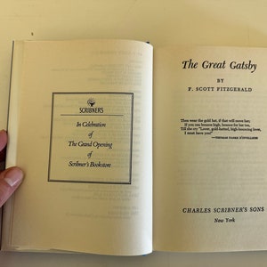 The Great Gatsby by F. Scott Fitzgerald - Etsy