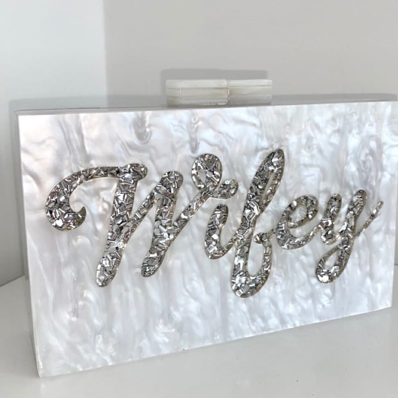 Bride Embellished Clutch - Etsy UK