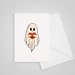 Spooky Birthday Card Ghost Birthday Card Cute Halloween Card Ghost ...