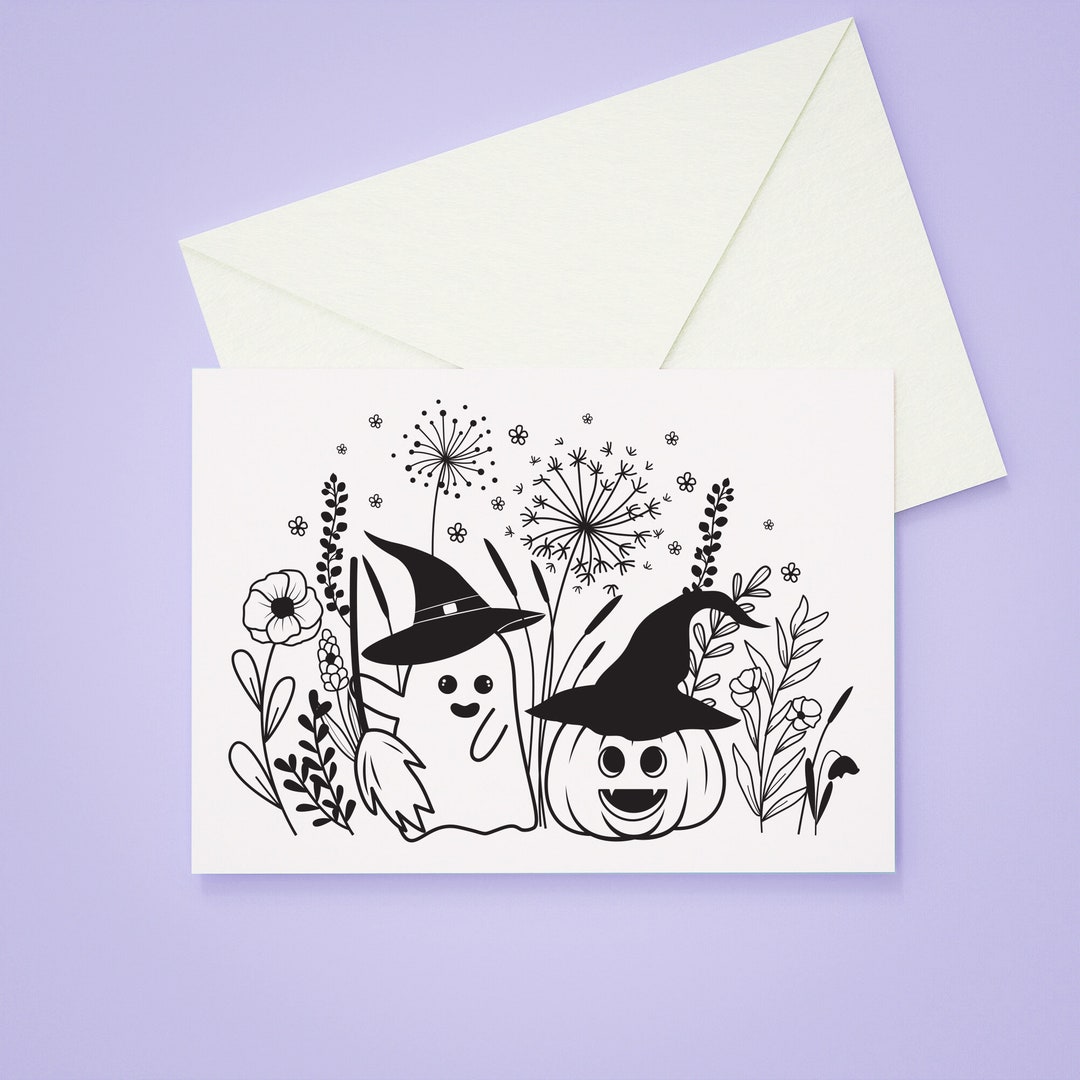Happy Anniversary Card | Cute Spooky | Happy Halloween | Pumpkin ...