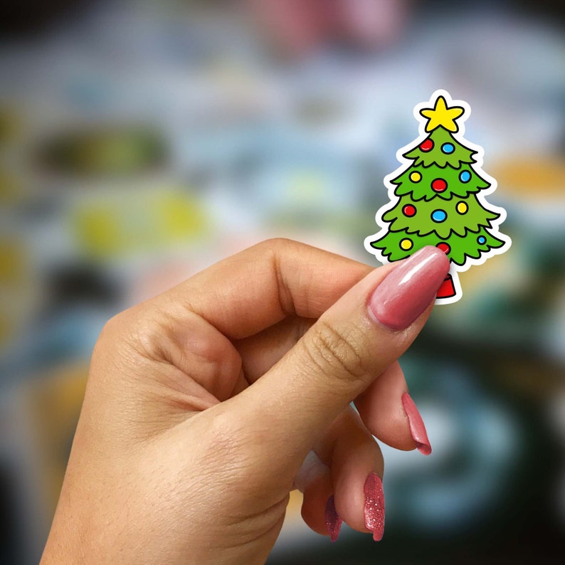 Cute Christmas Stickers | Christmas Icons | Fun Stickers | Holiday ...