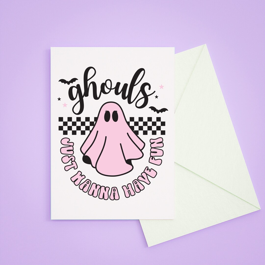 Happy Anniversary Card | Cute Spooky | Halloween Card | Ghost ...
