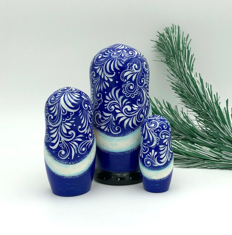 Traditional Nesting Dolls, 5,5 14cm Height, Stacking Dolls, Handmade ...