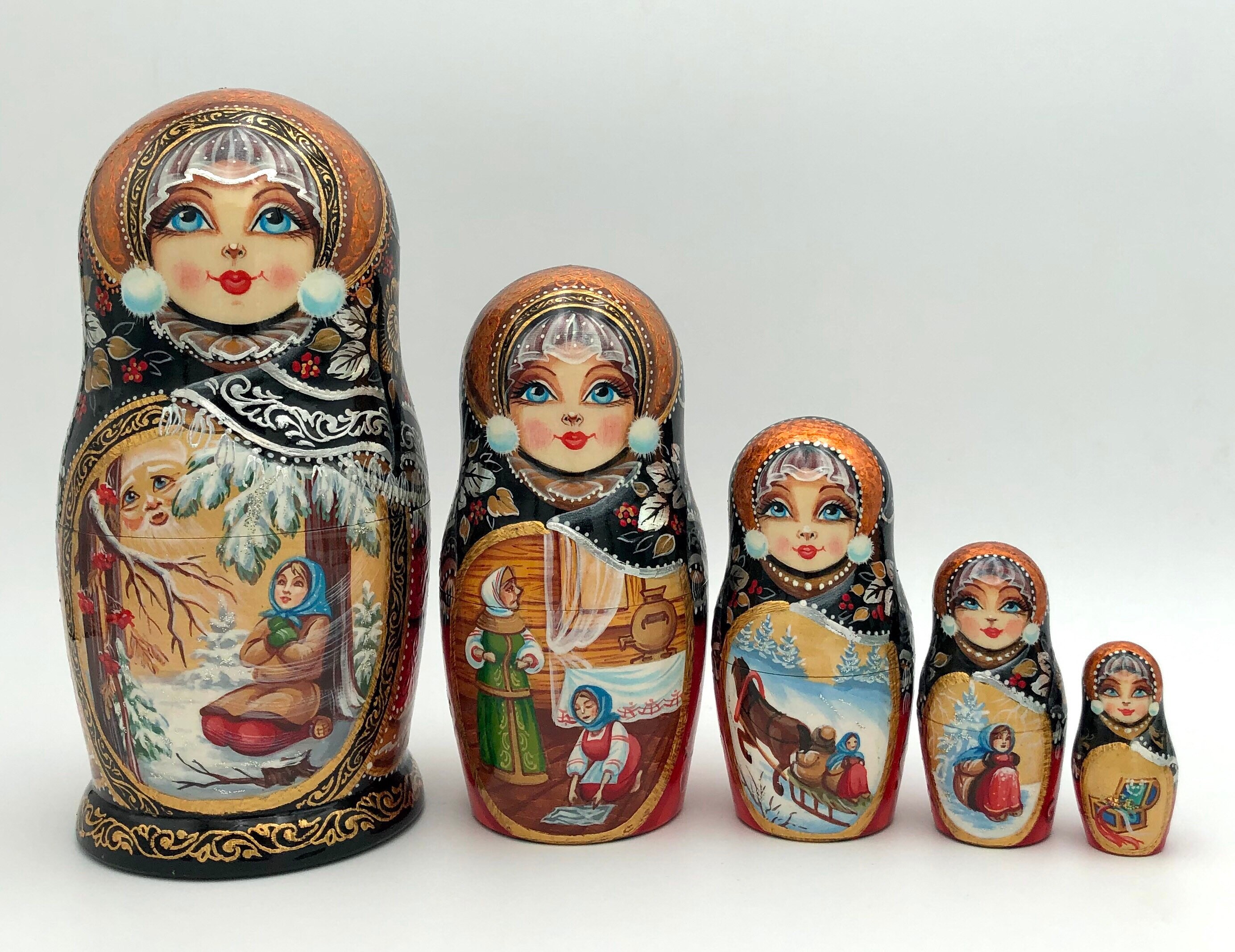 Traditional Nesting Dolls Stacking Dolls Signature - Etsy