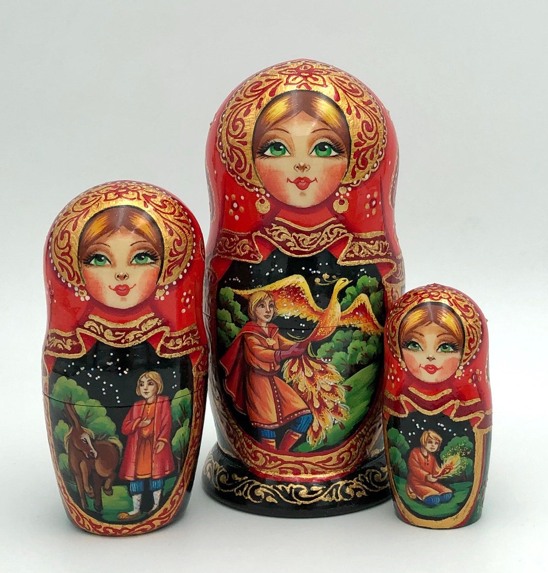 Traditional Nesting Dolls 5,5” Height (14cm), Signature Collection ...