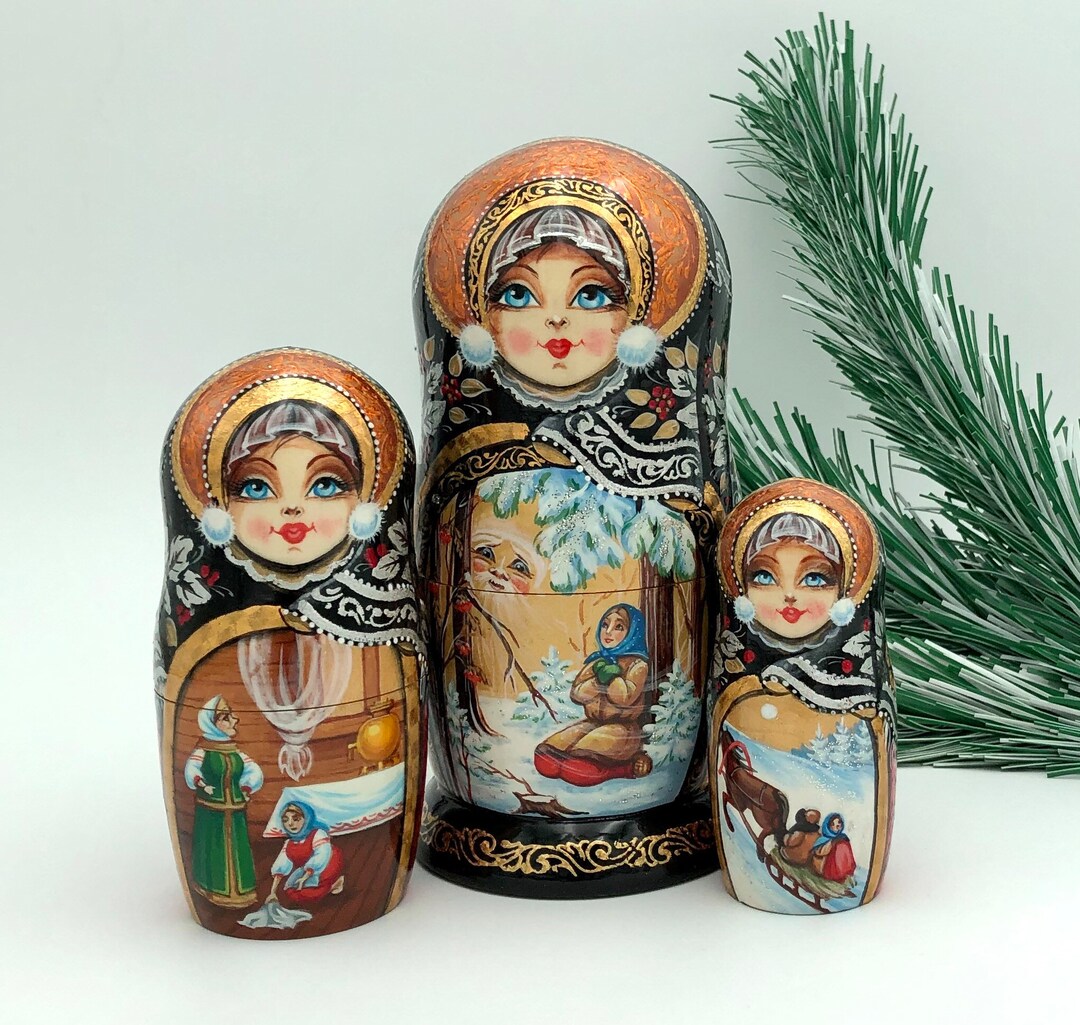 Traditional Nesting Dolls 5,5” Height (14cm), Signature Collection ...
