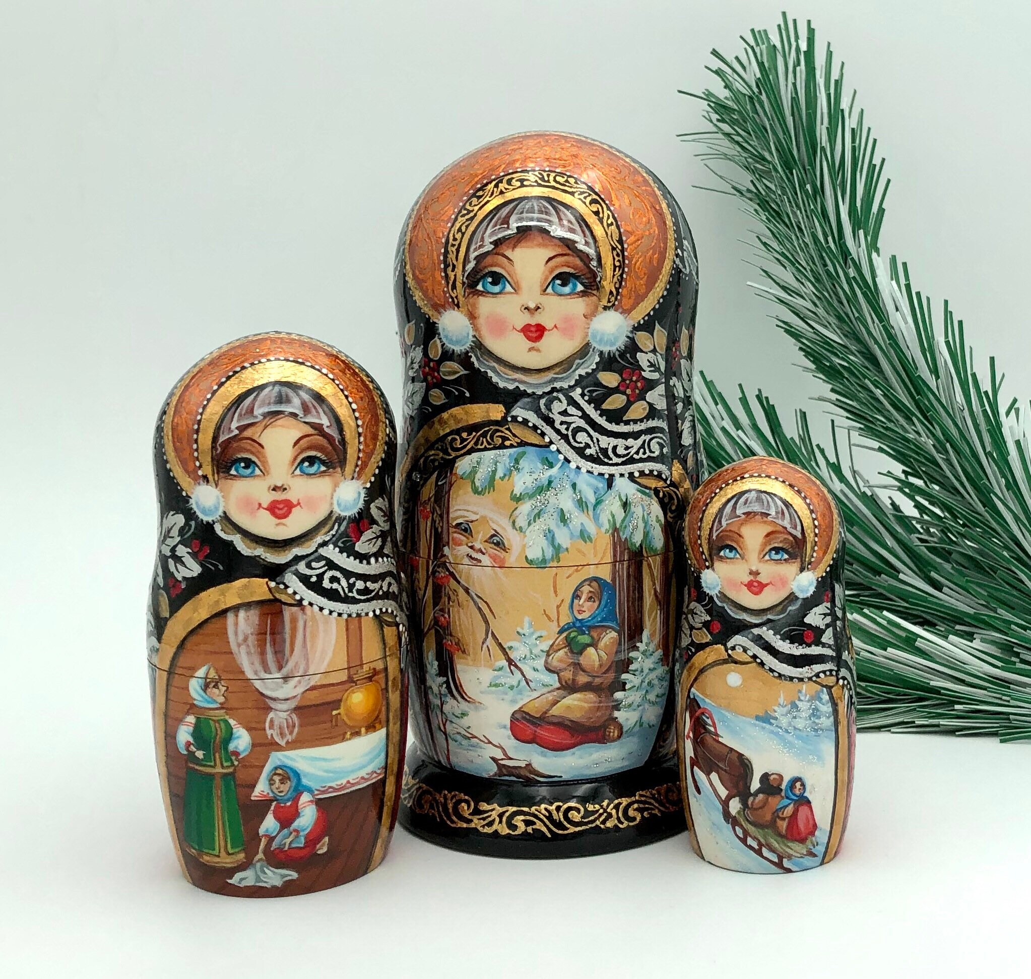 Traditional Nesting Dolls 55 Height 14cm Signature - Etsy