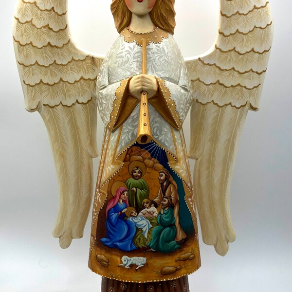 Angel Nativity Scene - Etsy