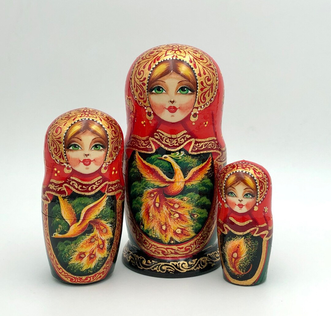 Traditional Nesting Dolls 5,5 Height 14cm, Signature Collection ...