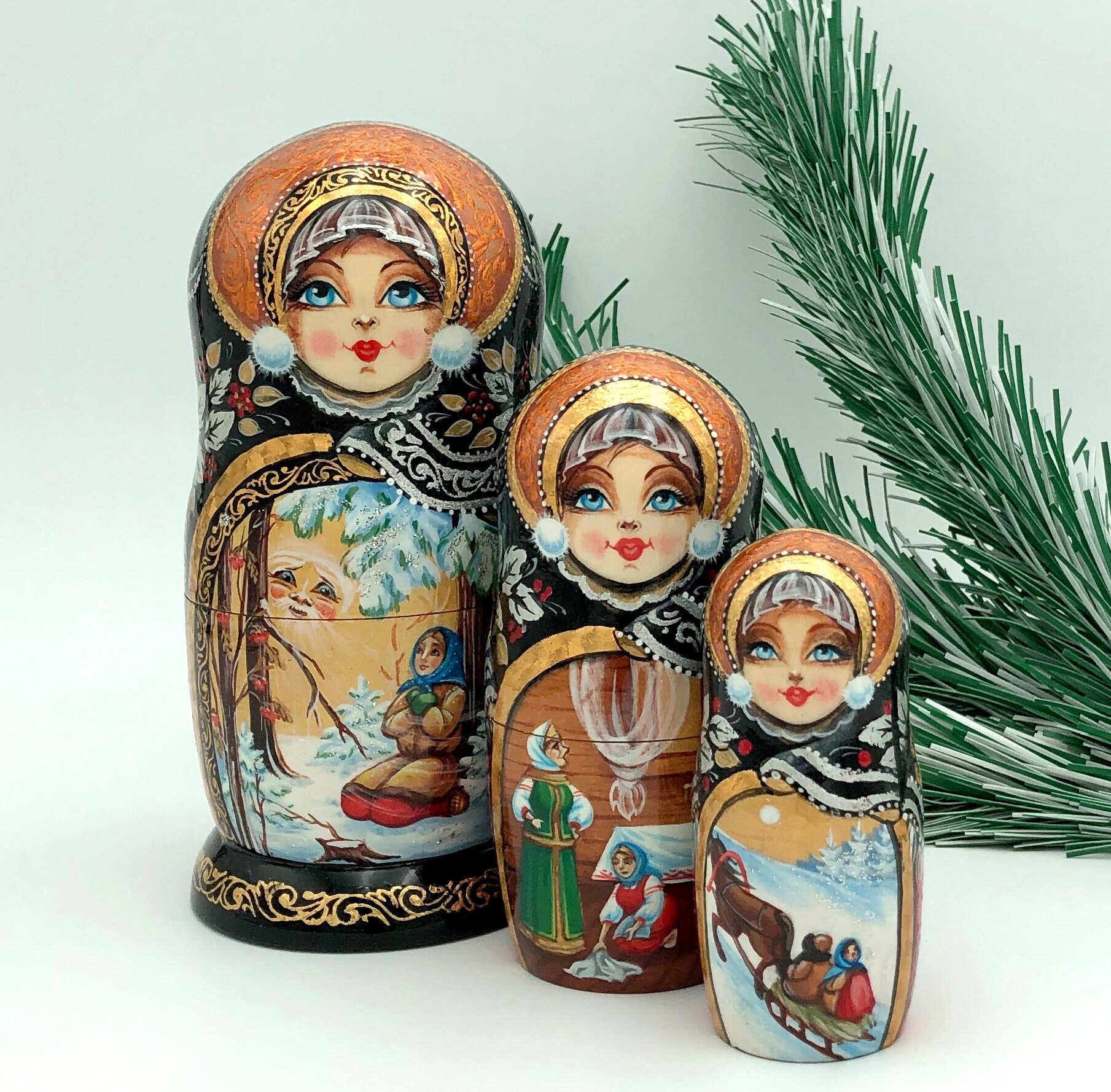 Traditional Nesting Dolls 55 Height 14cm Signature - Etsy