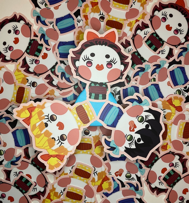 Demon Slayer Entertainment District Tanjiro Inosuke Zenitsu Vinyl ...