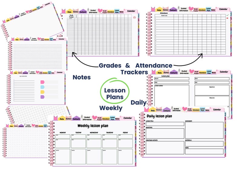 Editable Teacher Planner 2025-2026 | Digital & Printable | Google Doc ...