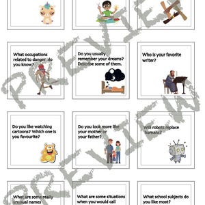 ESL Conversation Cards: Ice Breakers for Teens (120 Cards) L Printable ...