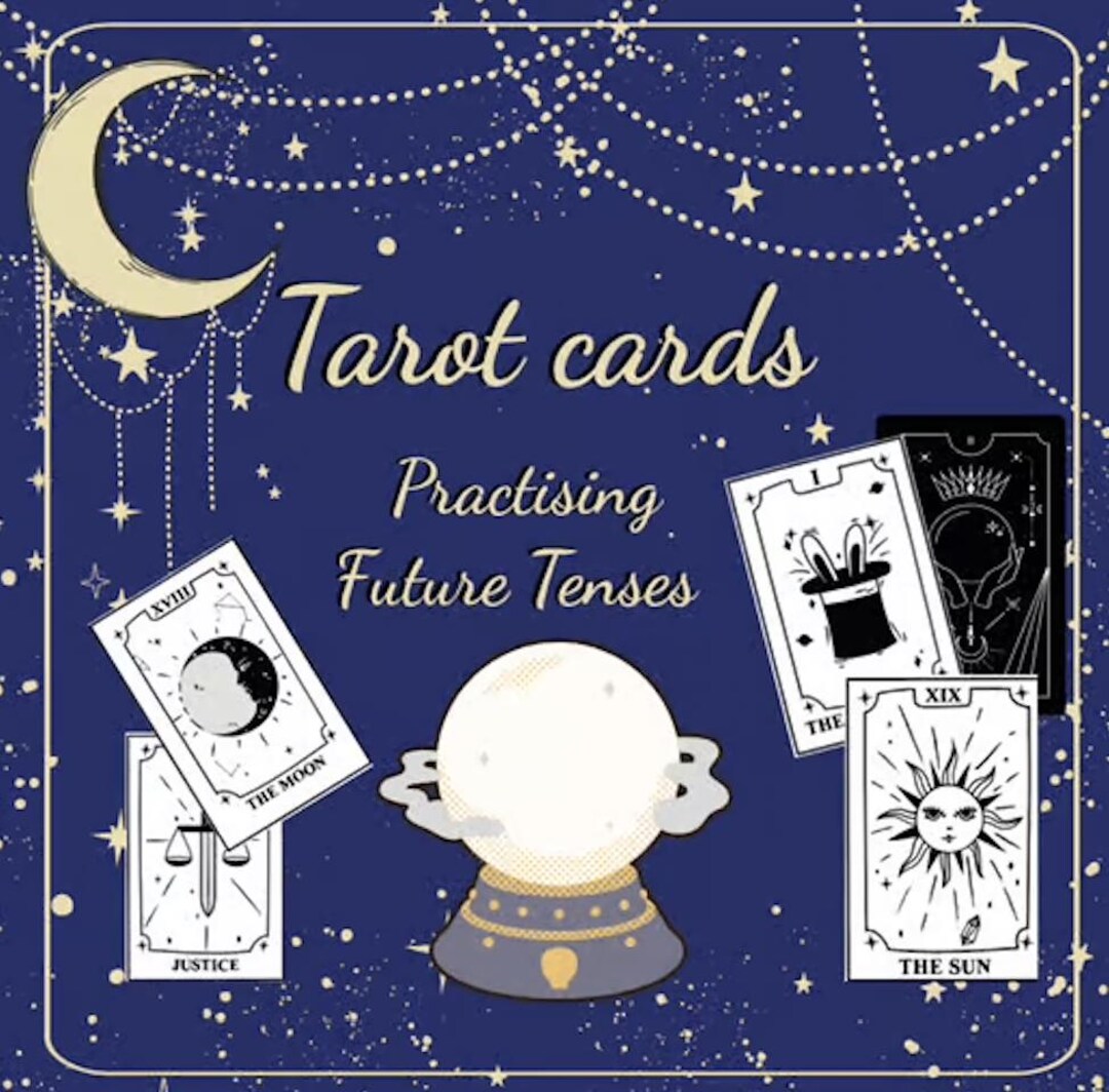 Fortune Teller Tarot Cards – Future Tense ESL Game - Etsy