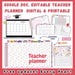 Editable Teacher Planner 2025-2026 | Digital & Printable | Google Doc ...