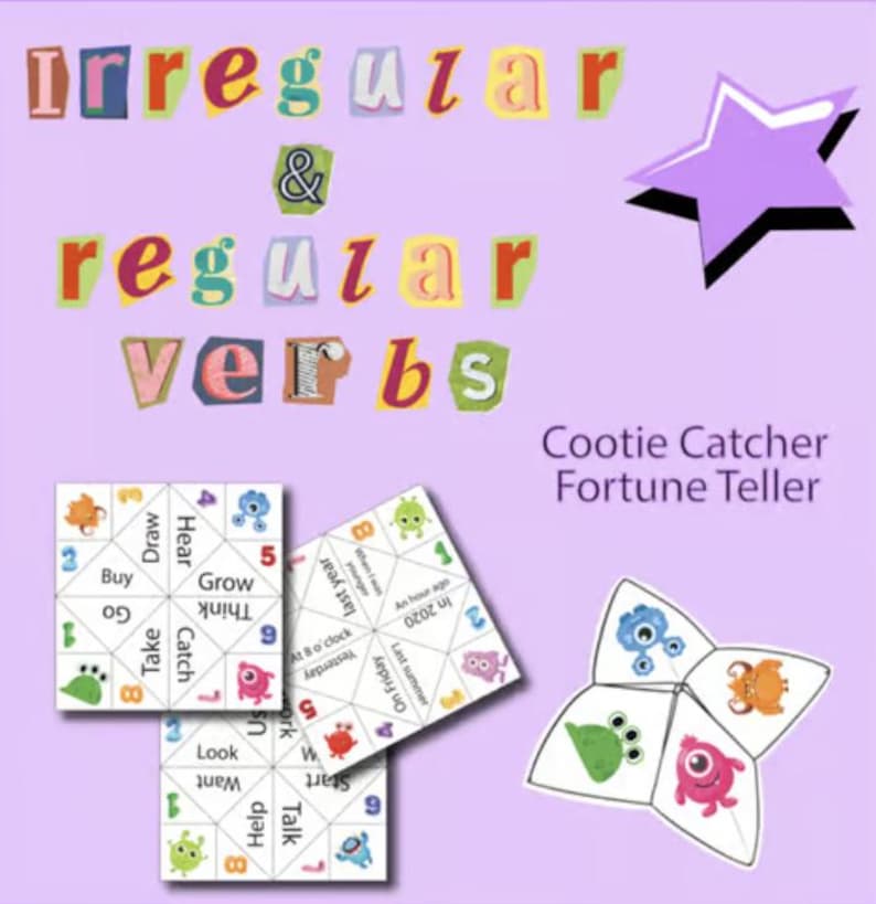Irregular Verbs ESL Games Bundle: Bingo, Dobble, Domino, Battleship - Etsy