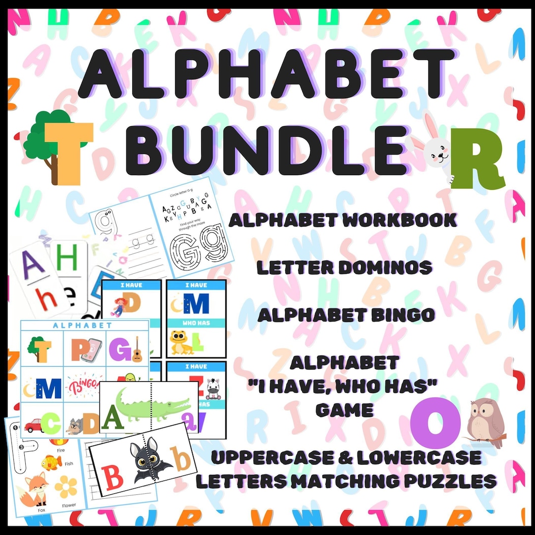 Alphabet Bundle | Phonics and Letters Games | Letter Recognition ...