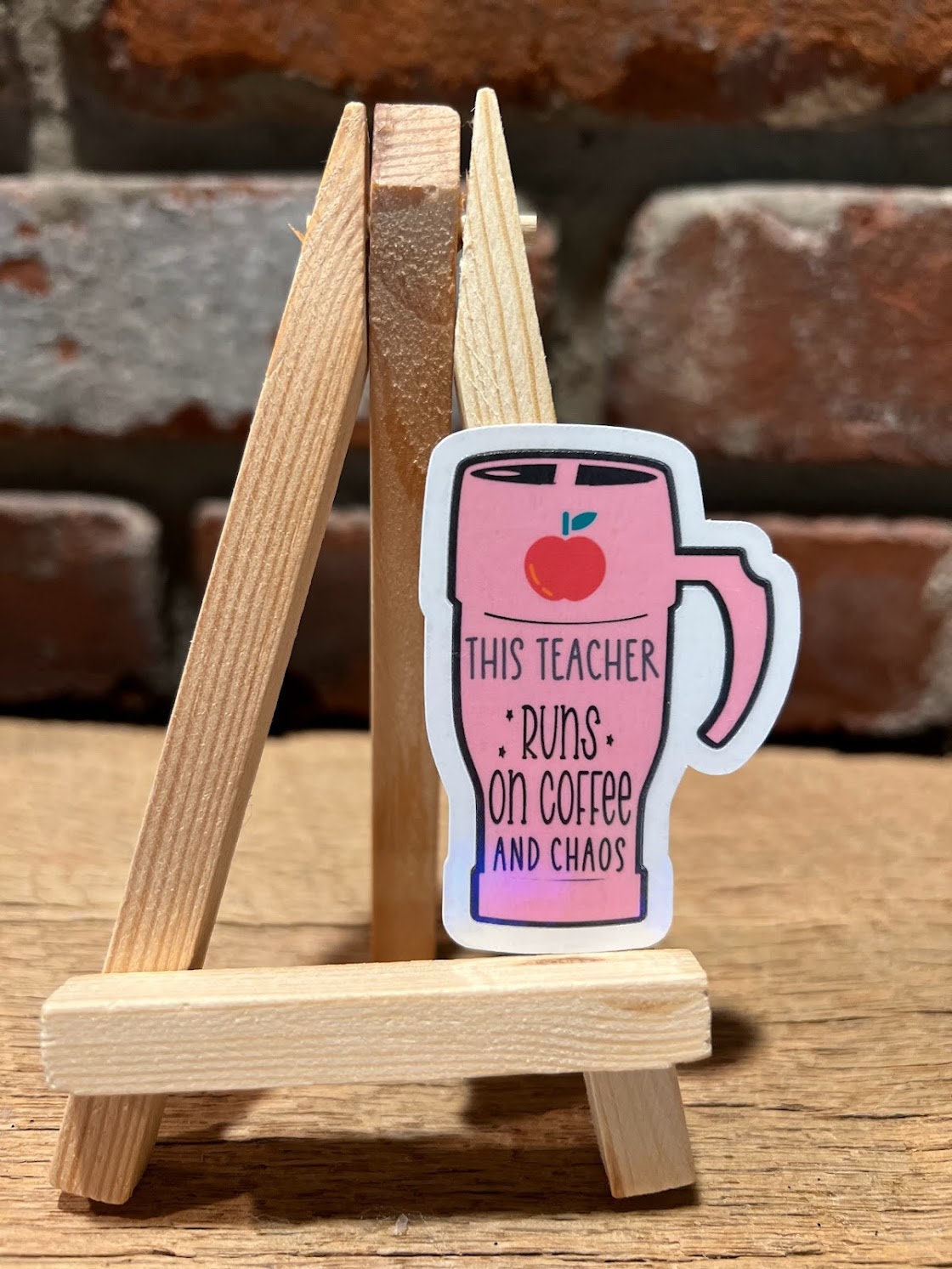 TEACHER STICKER Set 4 Selected Die-cut Holographic - Etsy