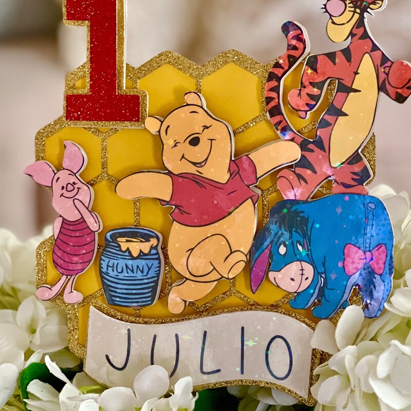 Classic Pooh Cake Topper - Etsy