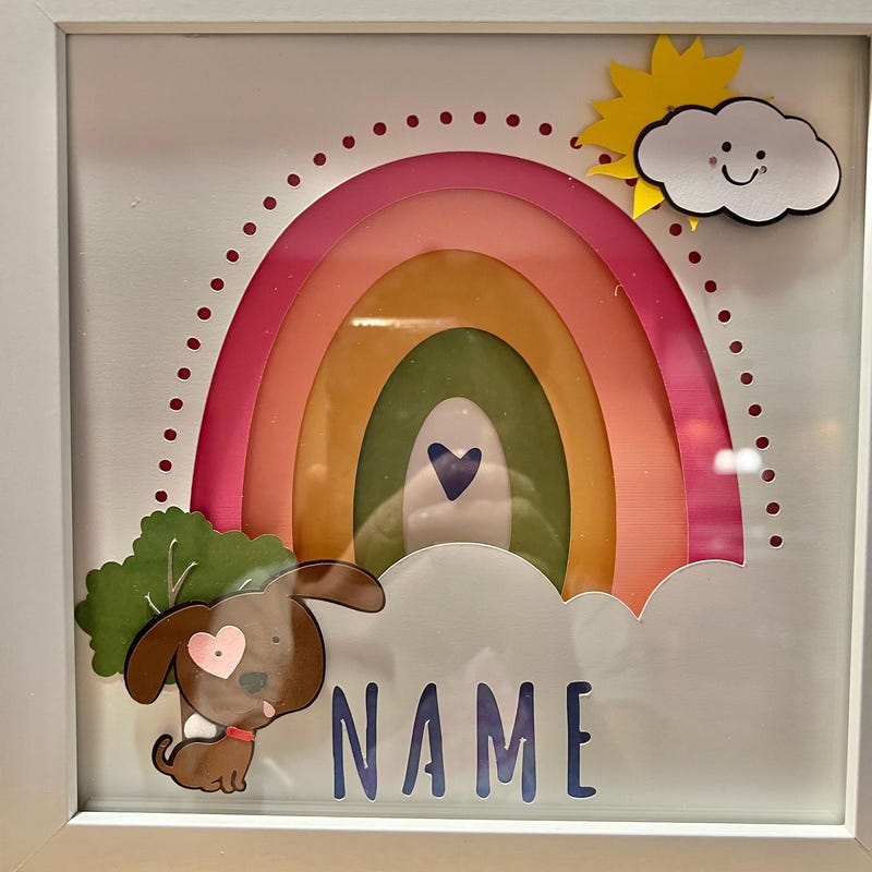 Baptism Shadow Box - Etsy