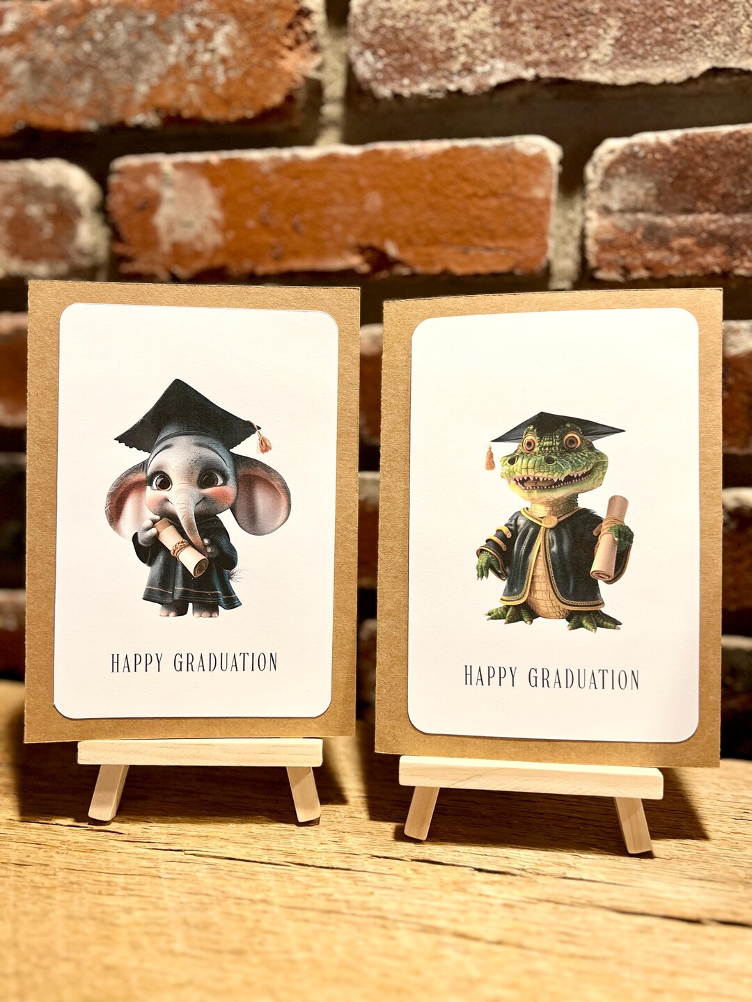 Assorted 2025 Animals GRADUATION Card CUSTOMIZED Mascot High School ...