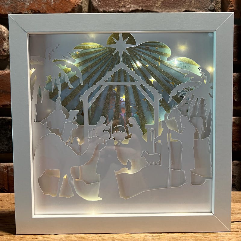 Lighted Shadow Box - Etsy