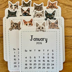 Cute Cutouts Mini Desk Calendars 2026: Whimsical Animals, Flowers, Dogs ...
