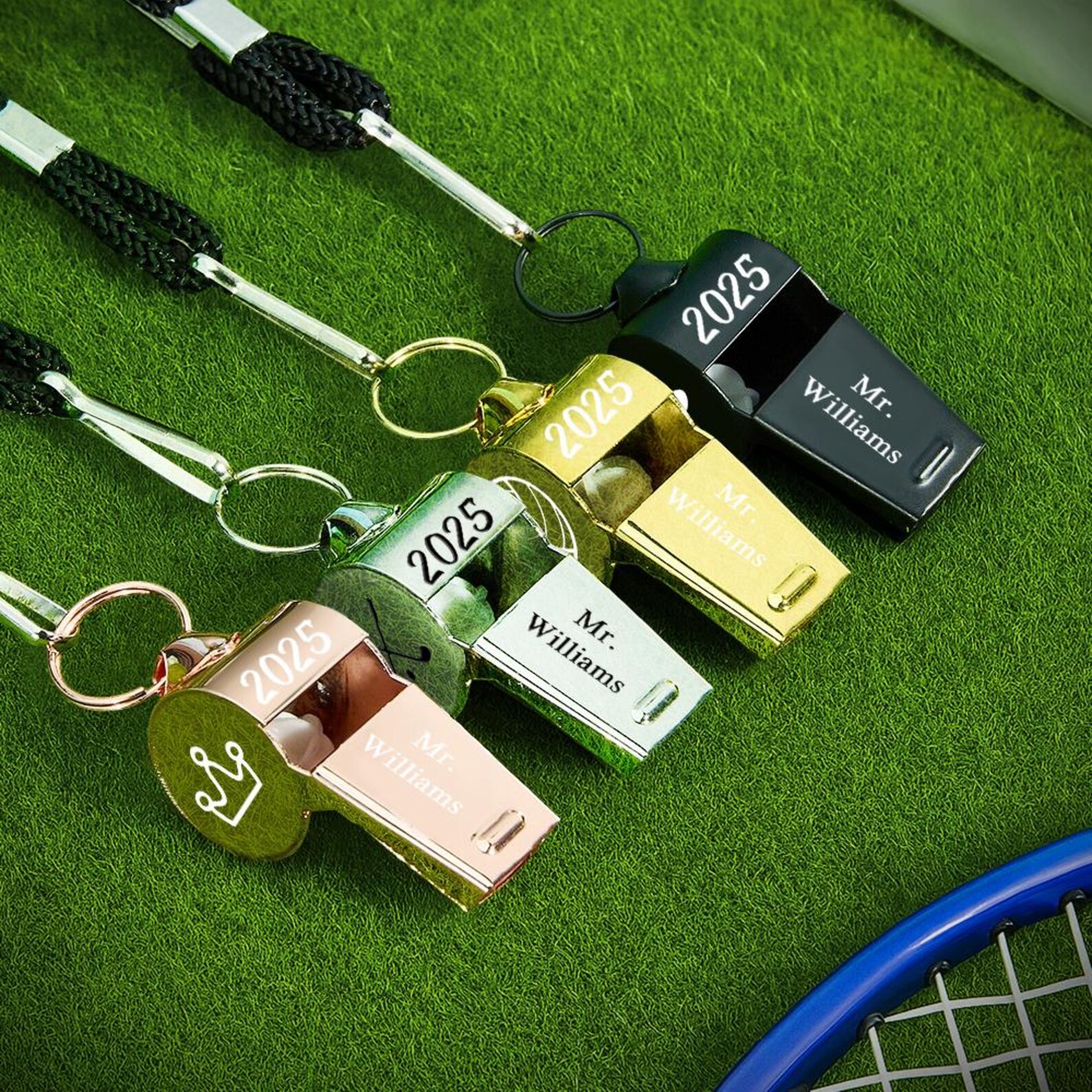 Personalized Coach Whistle – Custom Engraved Stainless Steel Whistle ...