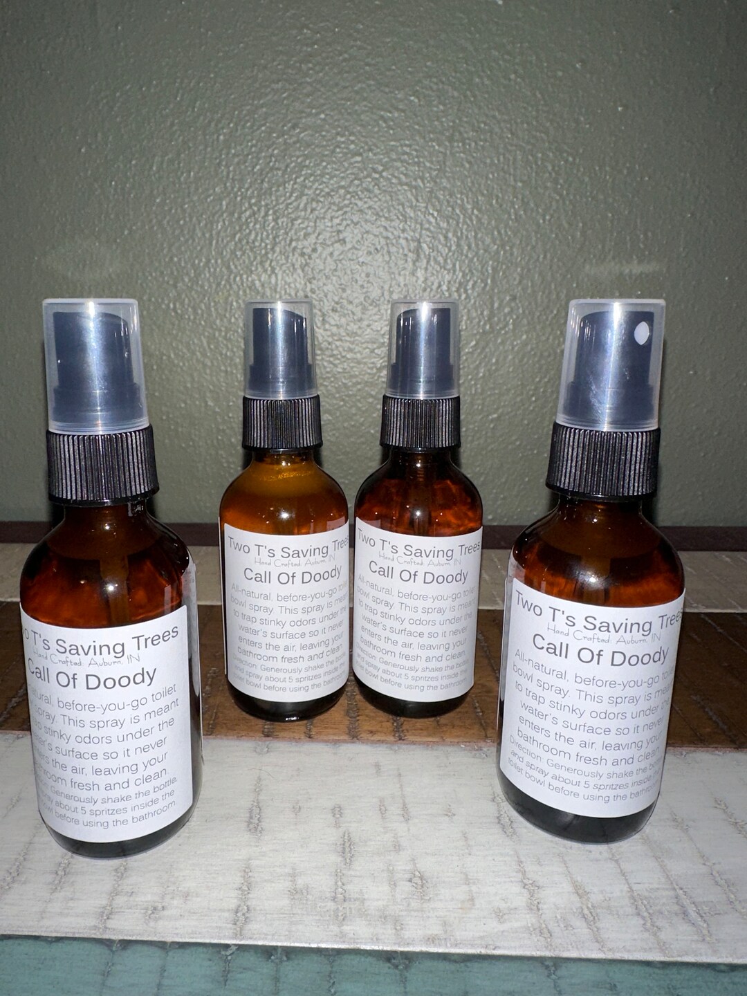 Number 2 Spray Spray Before You Go Call of Doody All Natural Poo Poo ...