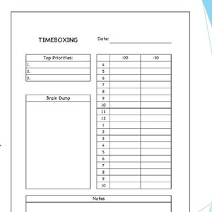 Daily Time Box Template / Elon Musk Tome Blocktemplate - Etsy Canada