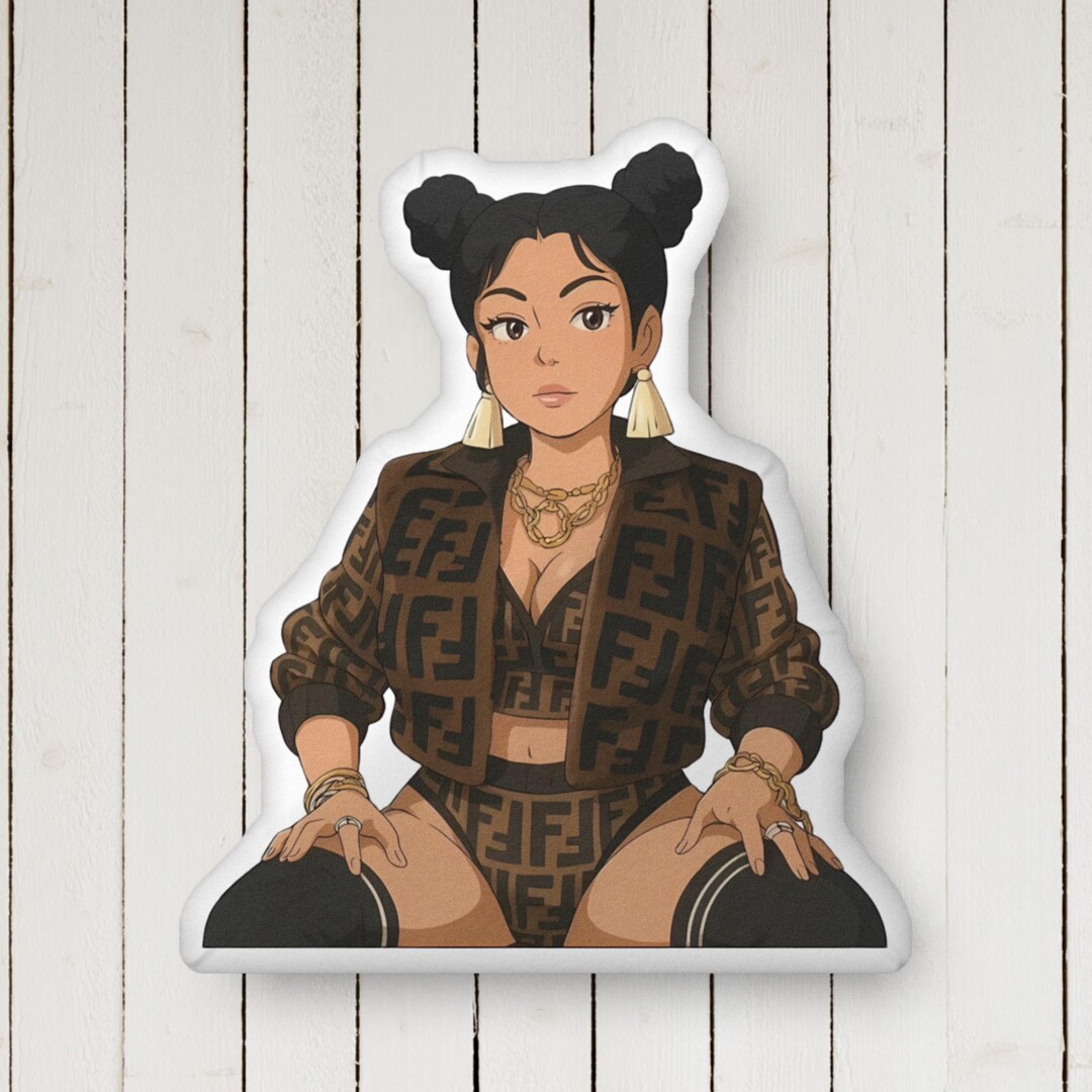 Custom Nicki Minaj Chun-li Throw Pillow – Fan-made Cartoon Cushion for ...