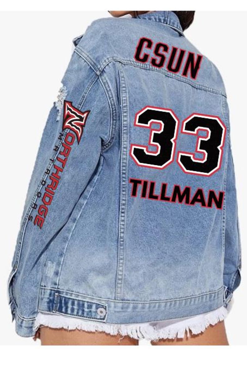 Customized (men/women) Denim Jacket School/sports/work - Etsy