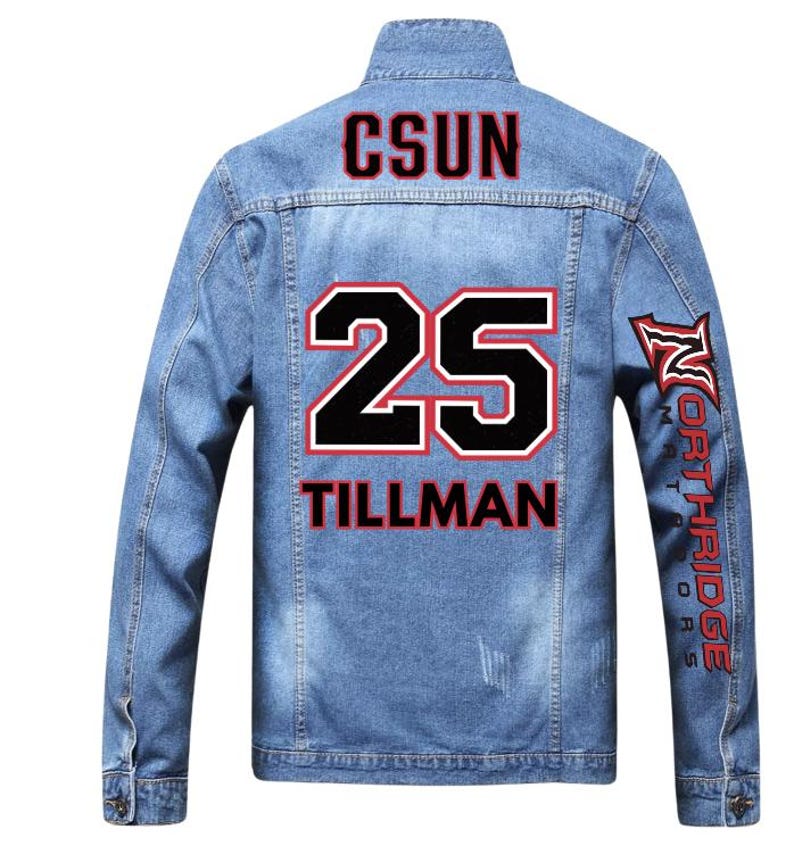 Customized (men/women) Denim Jacket School/sports/work - Etsy