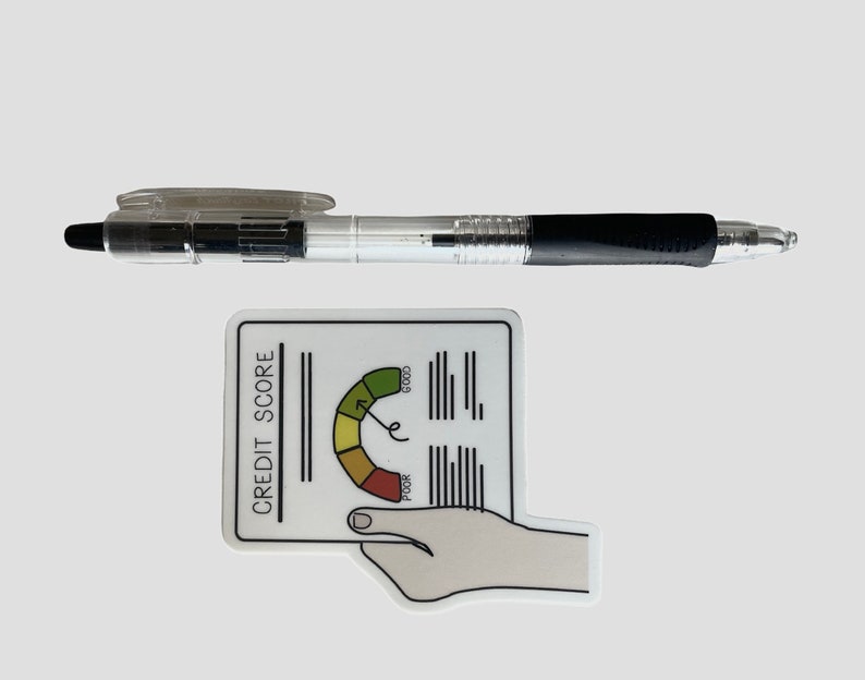 Credit Report Sticker - Etsy