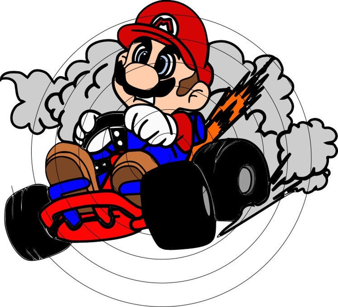 Super Mario Kart SVG y PNG - Etsy México
