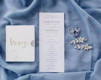 Editable Wedding Program, Template to Edit for Ceremony - Etsy