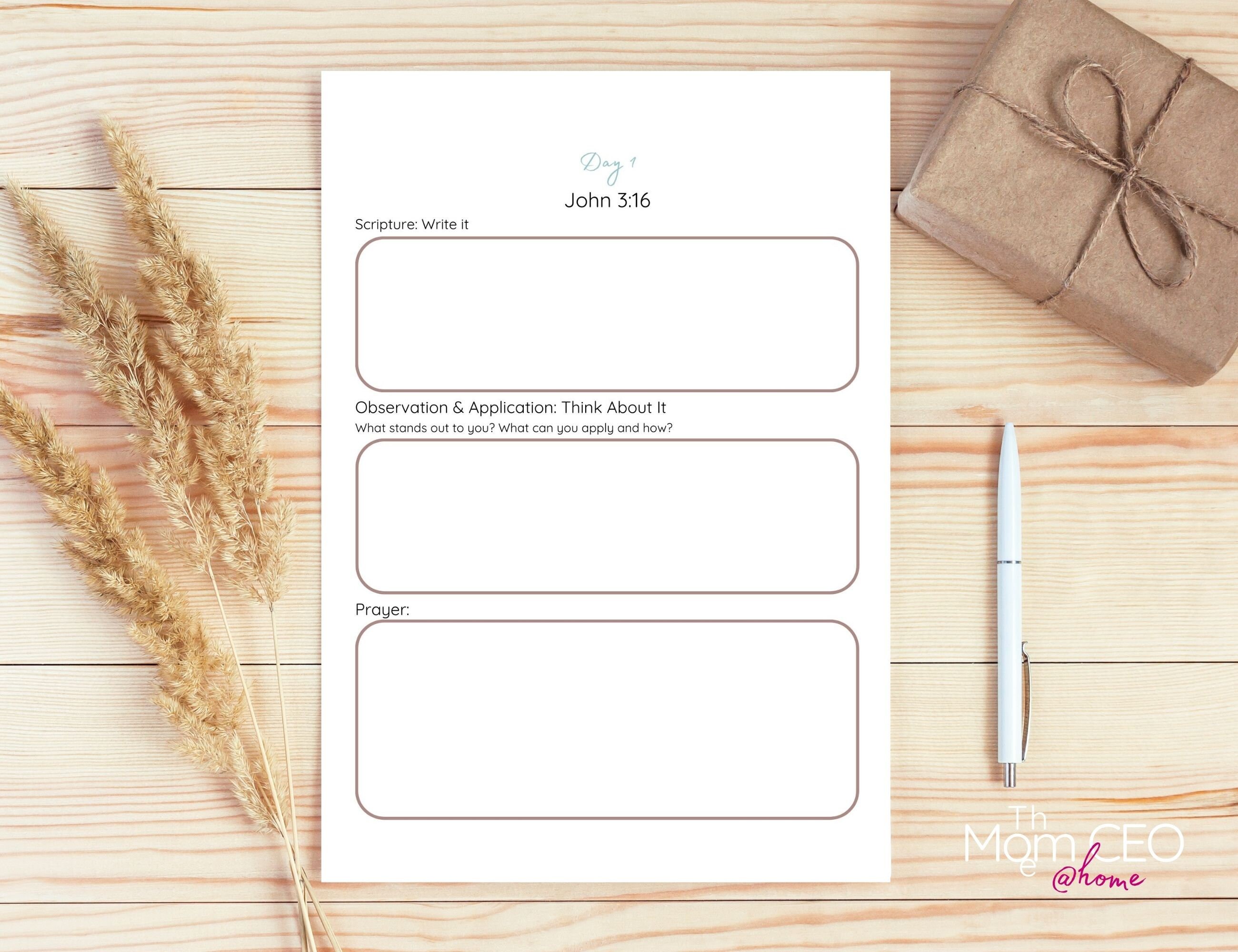 28 Day Prayer Journal Prompts for Boy Moms | 4 Week Faith Based Notepad ...