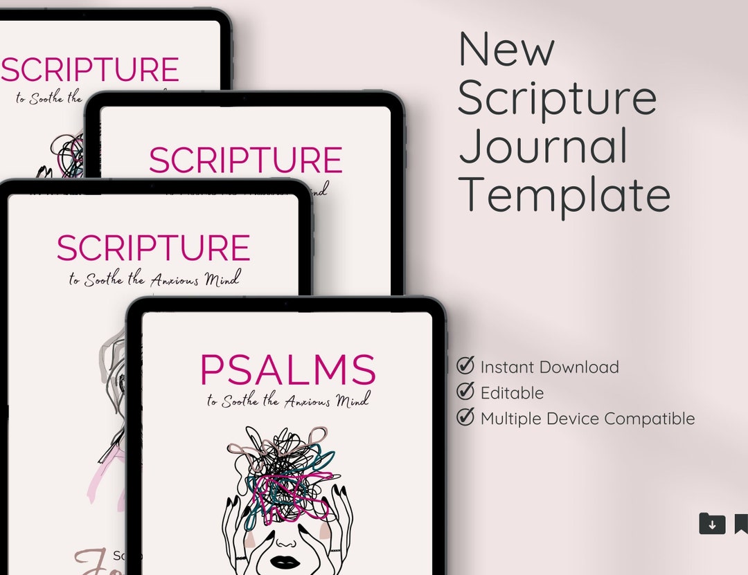 28 Day Prayer Journal Prompts | Faith Based Notepad | Minimal US Letter ...