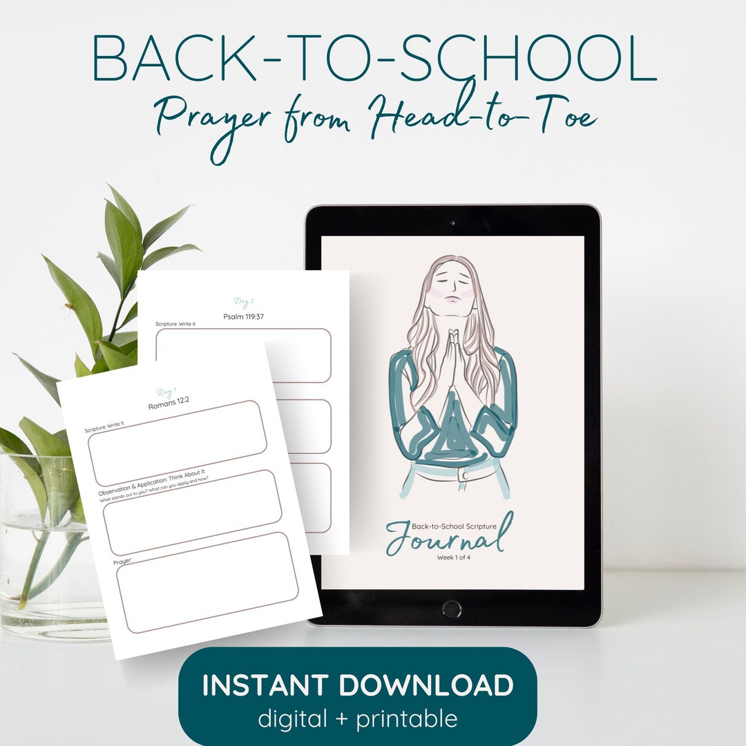 Printable Christian Prayer Journal for Moms | 7 Day Motherhood ...