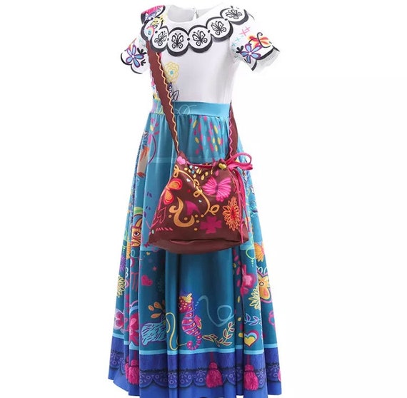 Long Mirabel Madrigal Encanto Inspired Dress Mirabel Toddler - Etsy