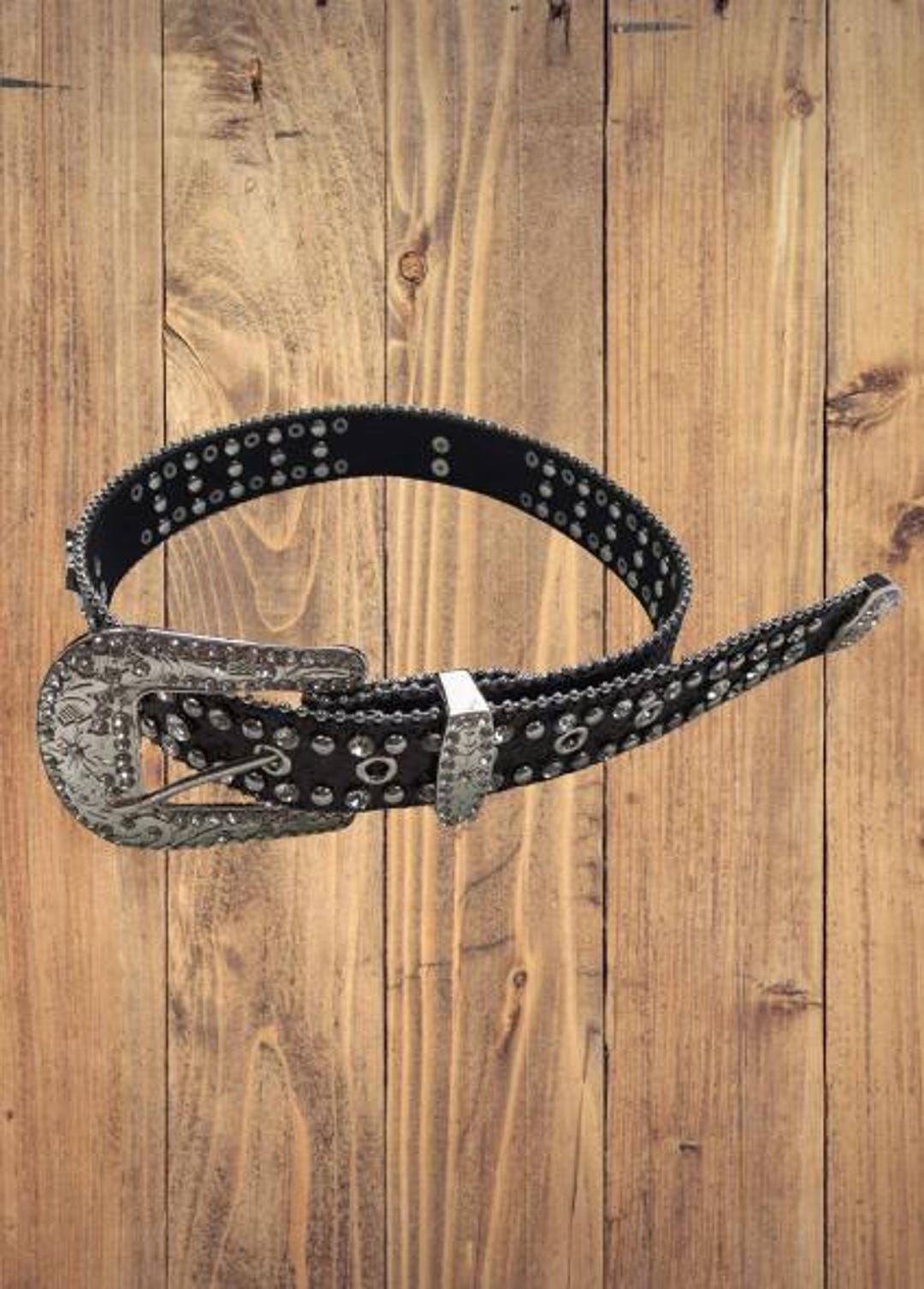 Black Rhinestone Western Belt for Girls, Cowgirl Western Belts, Kids ...