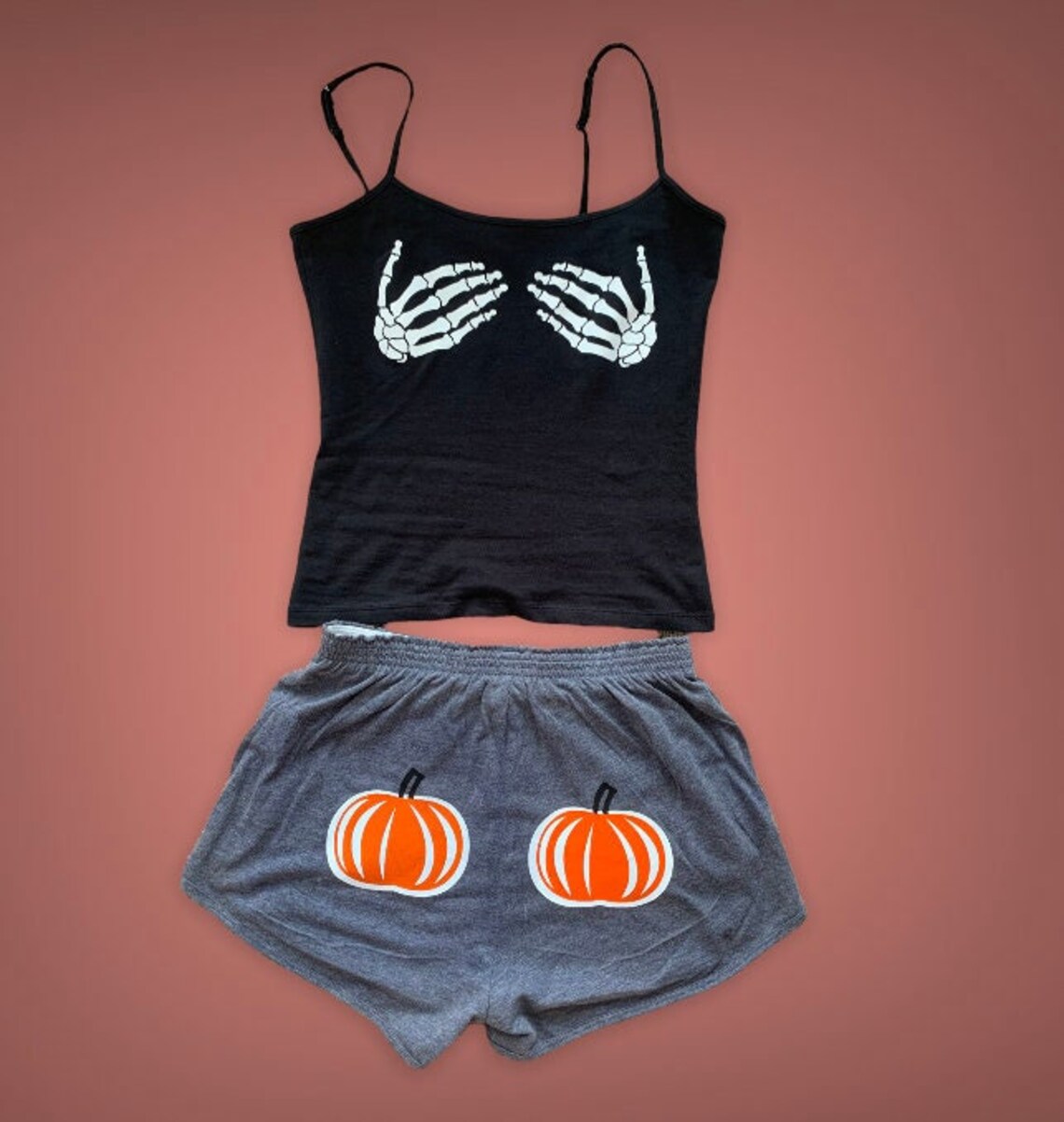 Getting Handsy Halloween Pajama Set - Etsy