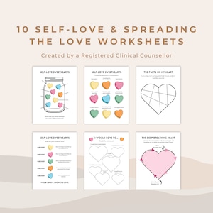 Self Love & Spreading Kindness and Compassion: 10 Worksheets for Kids ...