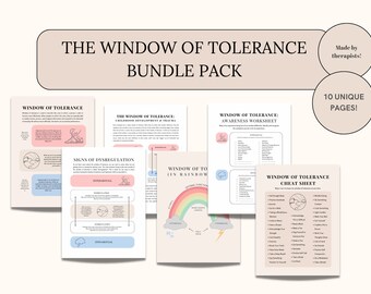 Window of Tolerance Coloring Page Kids - Etsy