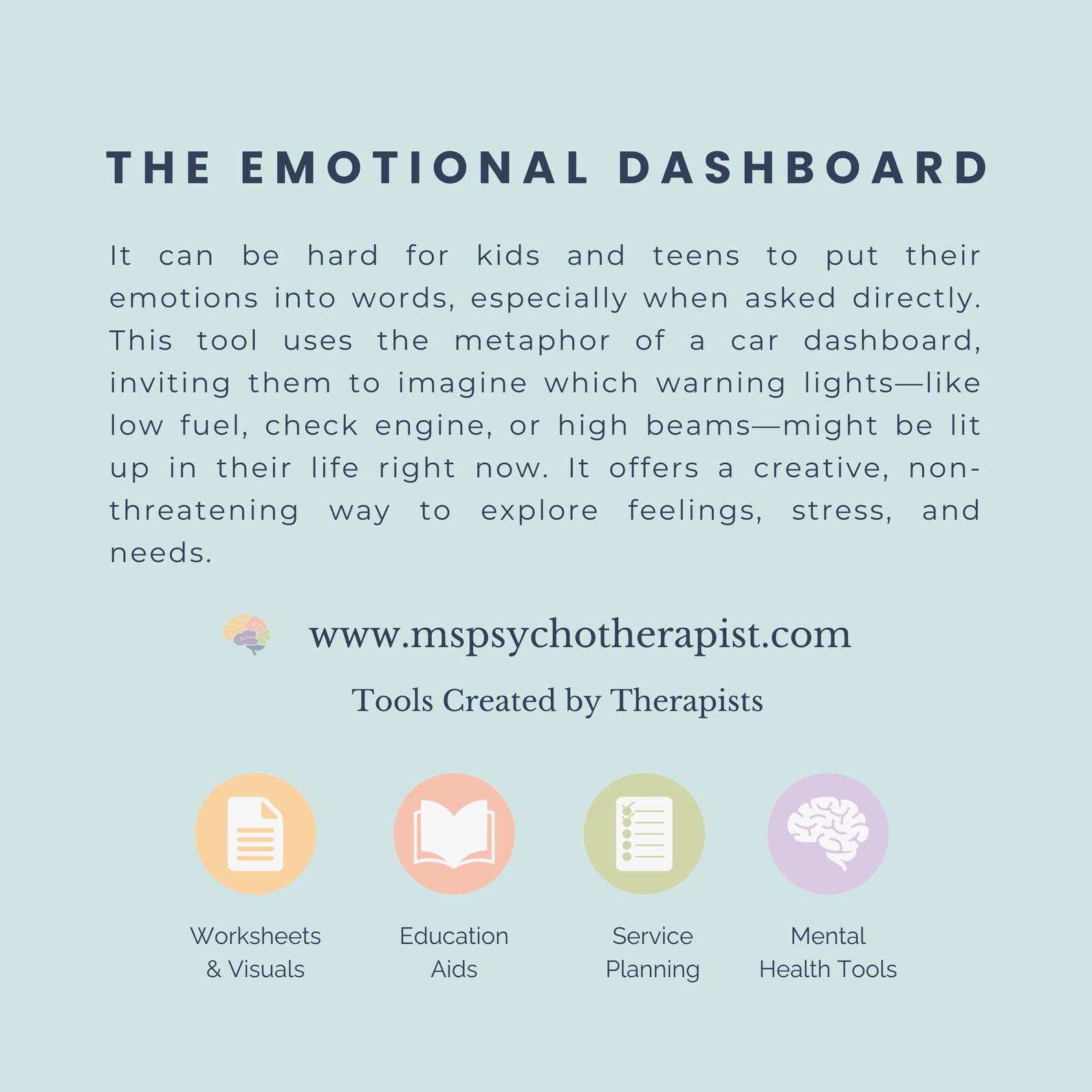 Emotional Dashboard: Therapy Check-in Tool for Teens (printable PDF - Etsy