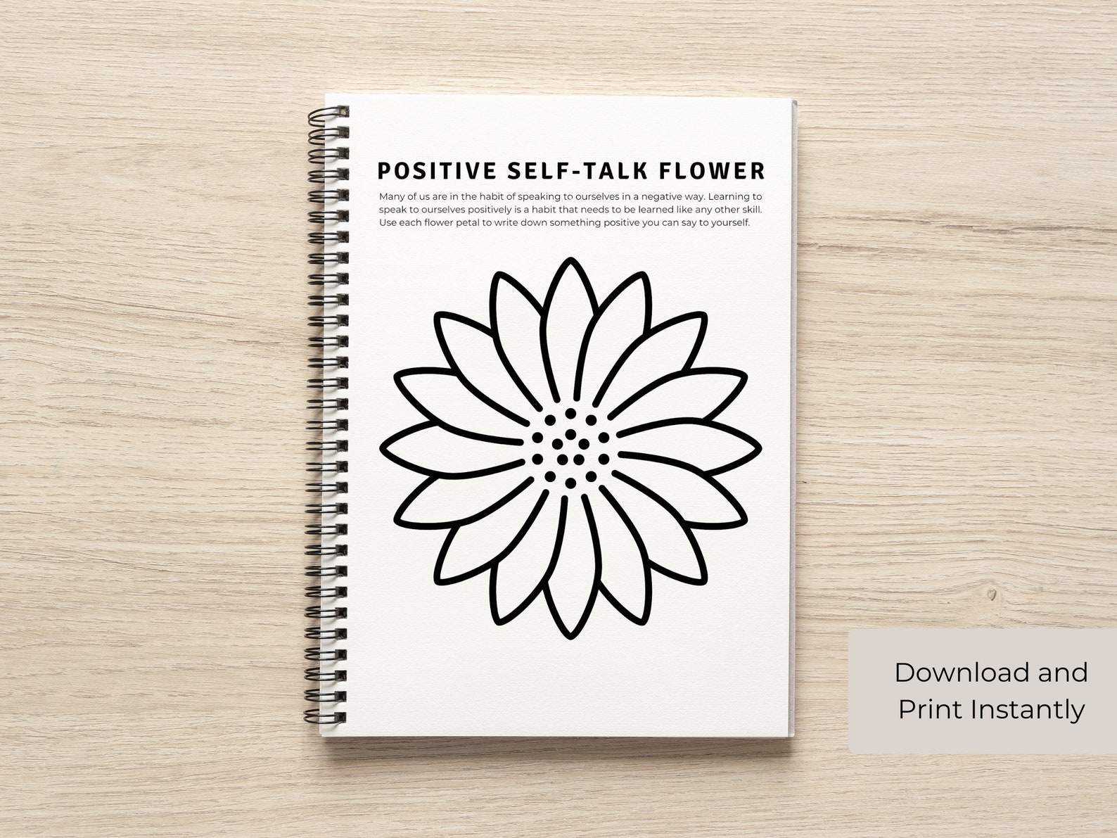 Mental Health Flower Coloring Pages: Coping Skills Art Therapy (PDF ...